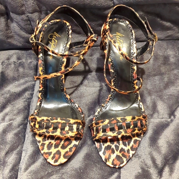 Metaphor | Shoes | Animal Print 4 Heels By Metaphor For 7m | Poshmark
